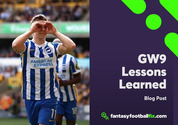 GW9 Lessons Learned