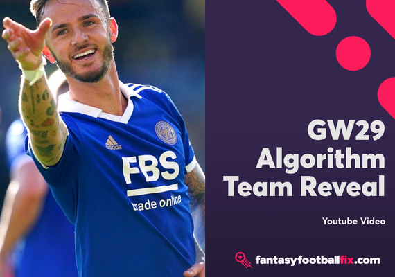 The best Fantasy Premier League (FPL) Free Hit team for double Gameweek 29.