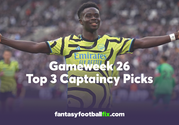 GW26 Top 3 Fantasy Premier League (FPL) Captain Picks