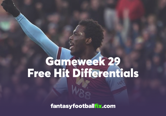 Fantasy Premier League (FPL) GW29 Free Hit Differentials