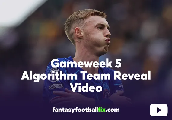 FPL GW5 Algorithm Team Reveal