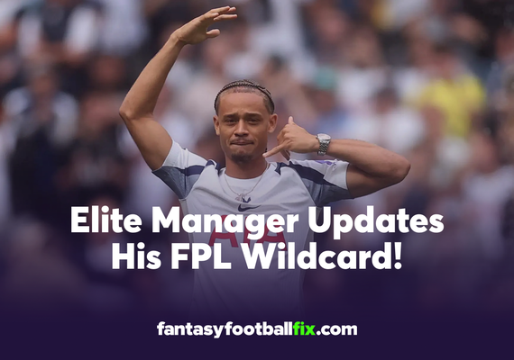 FPL Wildcard: Elite Manager Updates His Fantasy Premier League Team