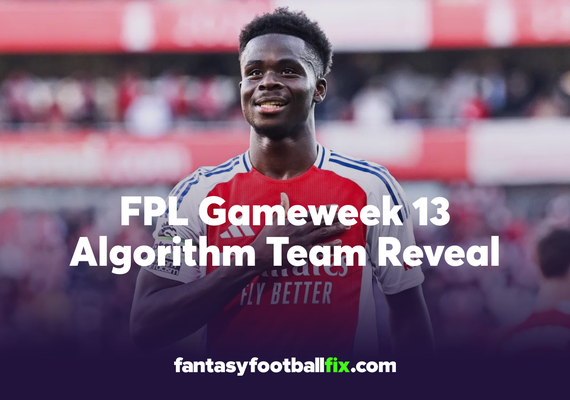 Gameweek 13 FPL: AI-Optimised Team Selection