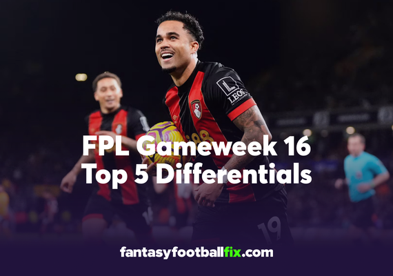 Top 5 FPL Differentials for Gameweek 16