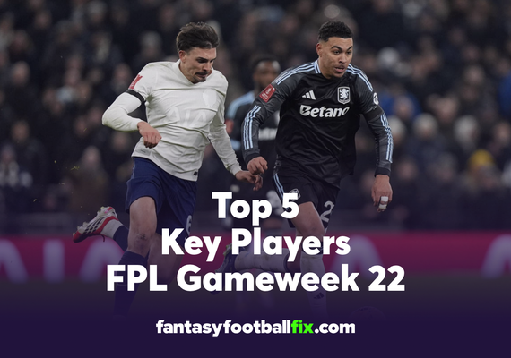 FPL Gameweek 22: Top Five Key Players