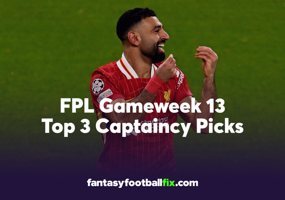 Fantasy Premier League Gameweek 13: Top 3 FPL Captaincy Picks