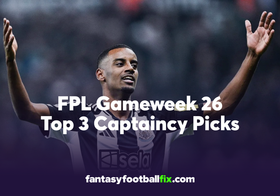 Fantasy Premier League Gameweek 26: Top 3 FPL Captaincy Picks