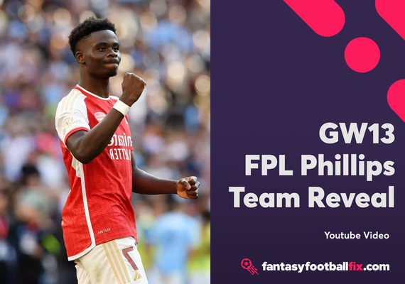 Fantasy Premier League Team Reveal - Gameweek 13